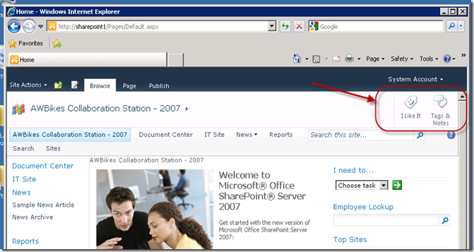 PremierPoint Solutions Team Blog: SharePoint 2010 Social Networking ...